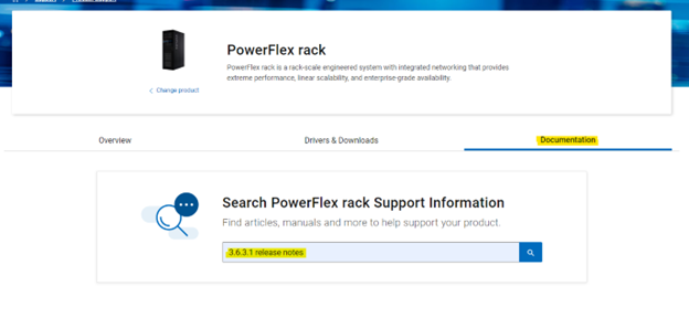 Viewing PowerFlex Release Notes and issue Fixes | Dell US
