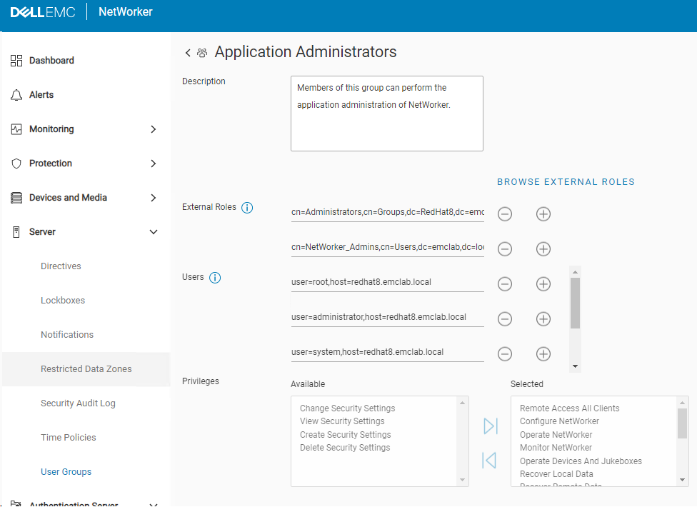 NetWorker NWUI: How to Configure AD/LDAP from the NetWorker Web User ... NetWorker NWUI: How to Configure AD/LDAP from the NetWorker Web User ...