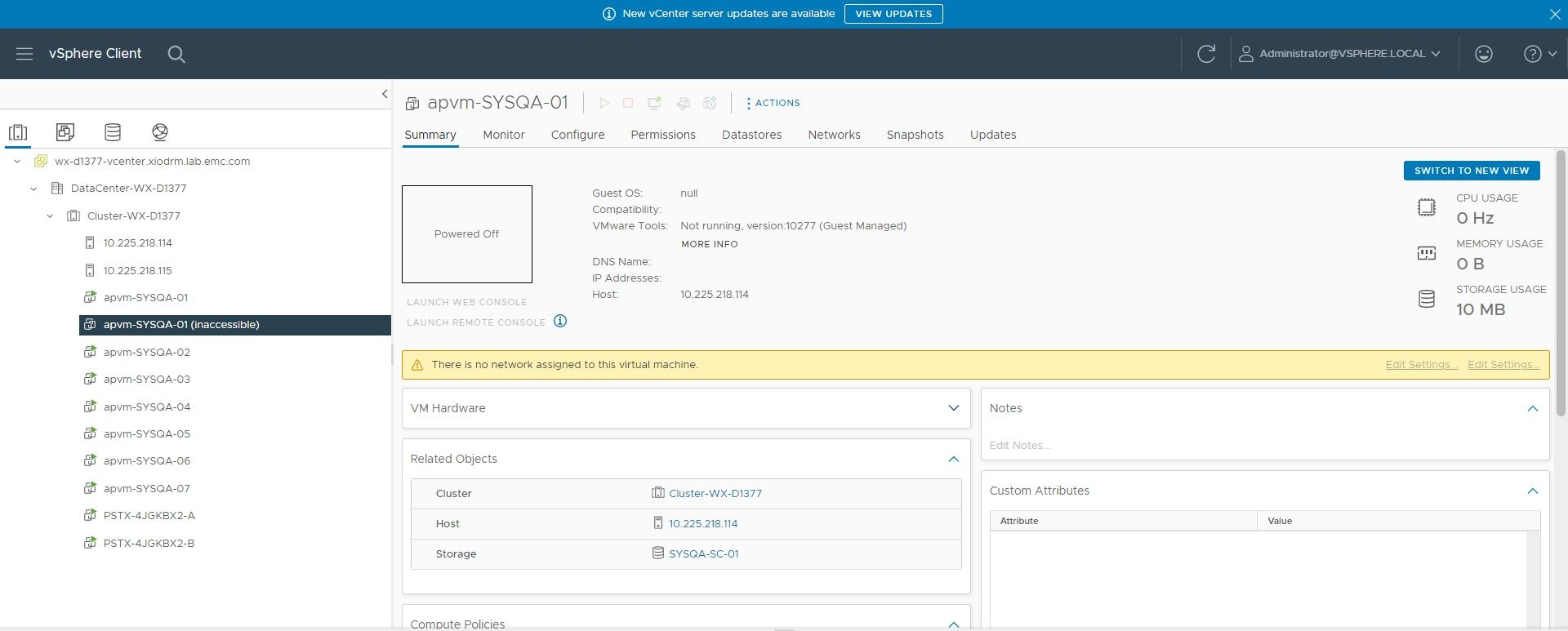 Powerstore Duplicate Inaccessible Vm May Exist In Vsphere After Kernel Panic On Esxi In Middle 
