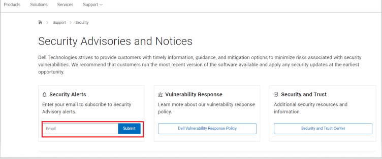 How to Subscribe to Dell Security Advisories | Dell US