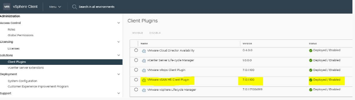 How To Disable A Vmware Plugin In Vcenter Server Appliance Dell Us