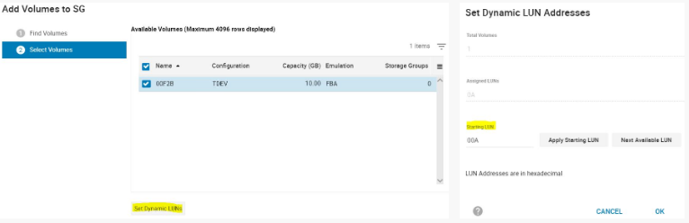 Unisphere for PowerMax, Solutions Enabler: How to view and modify ...