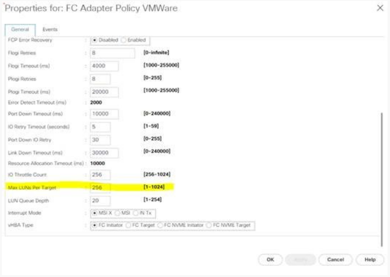 Connectrix: Unable to Add LUNs Beyond the Current 256 on Servers Within ...