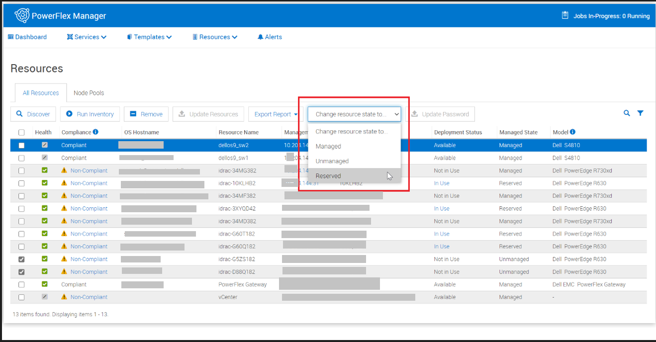 How To Use Powerflex Manager To Update Firmware On External Compute Only Nodes Dell Us