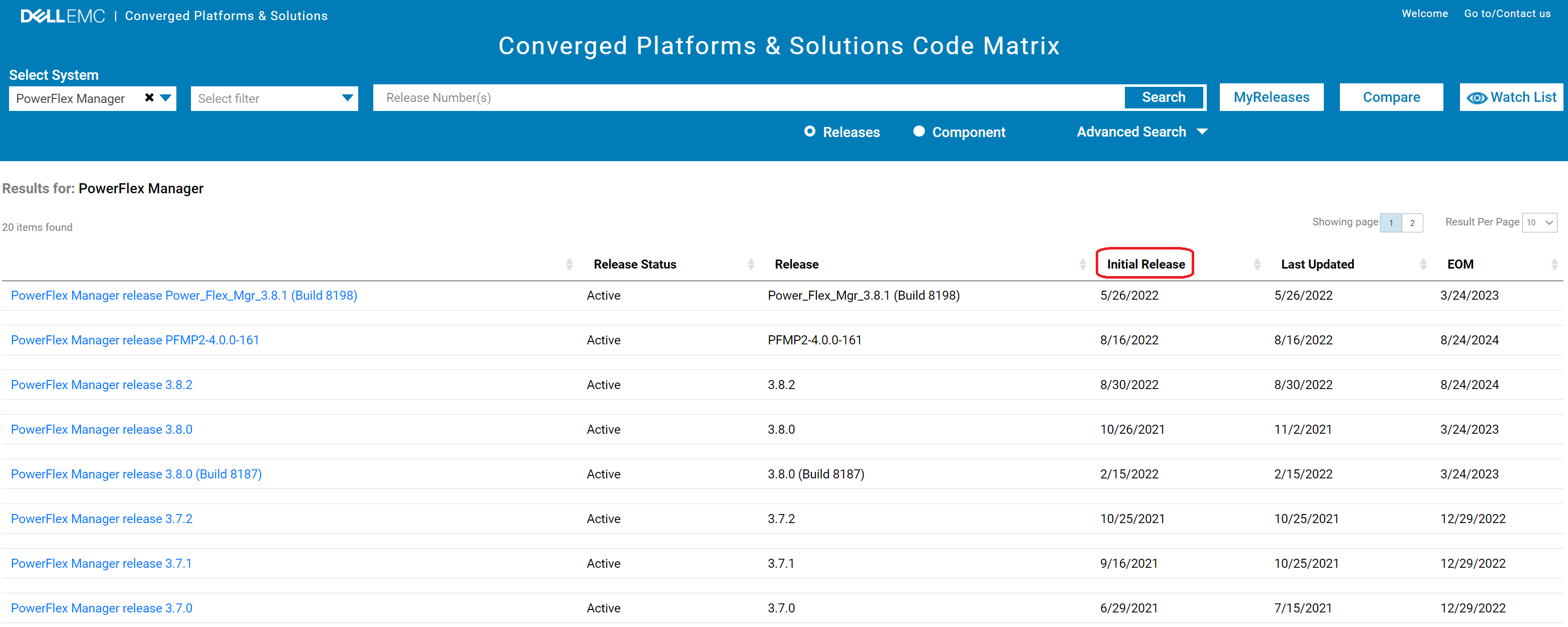 PowerFlex Manager - How to confirm RCM or IC bundle on a Rack or ...