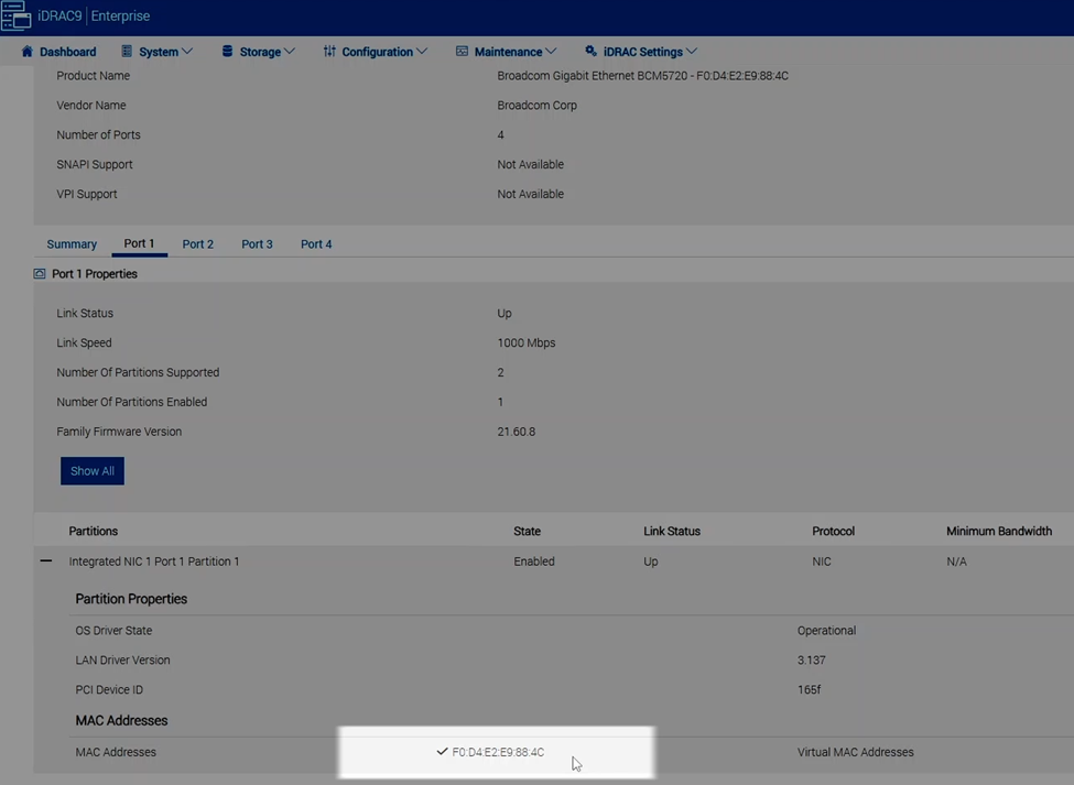 Correlating Network Devices in SLI Support Live Image to Physical ...