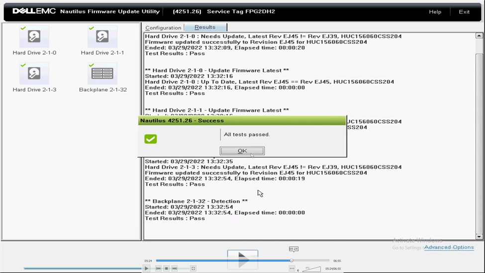 Import Drive firmware into Nautilus utility | Dell US