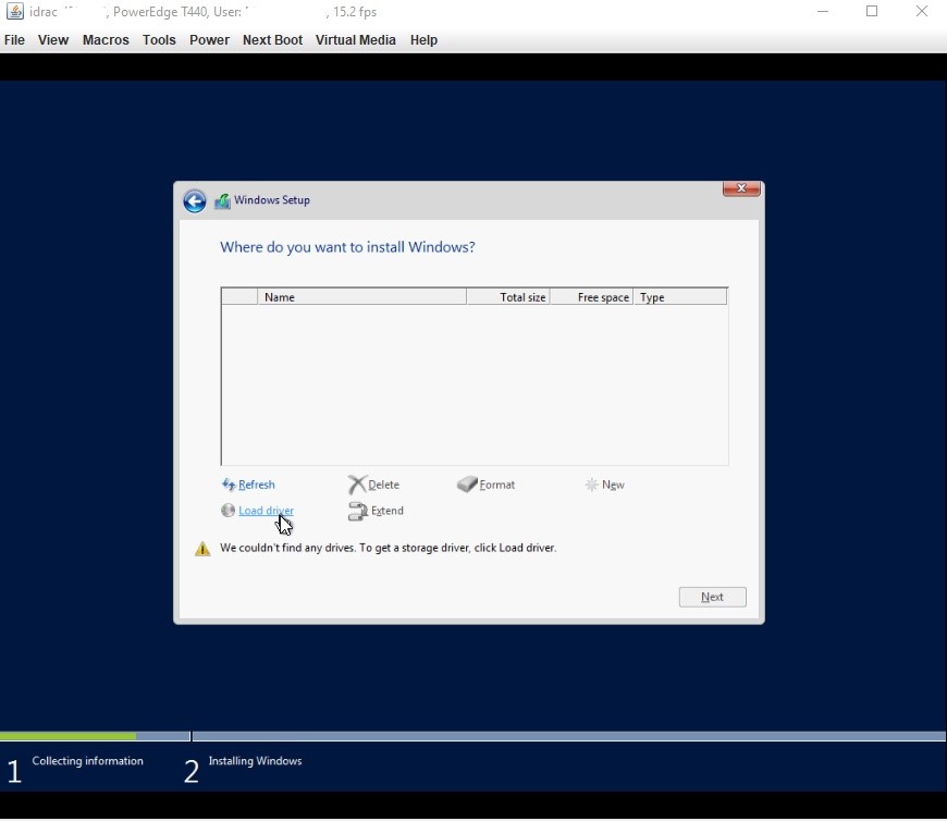 How to mount PERC/SPERC drivers during windows installation using the ...