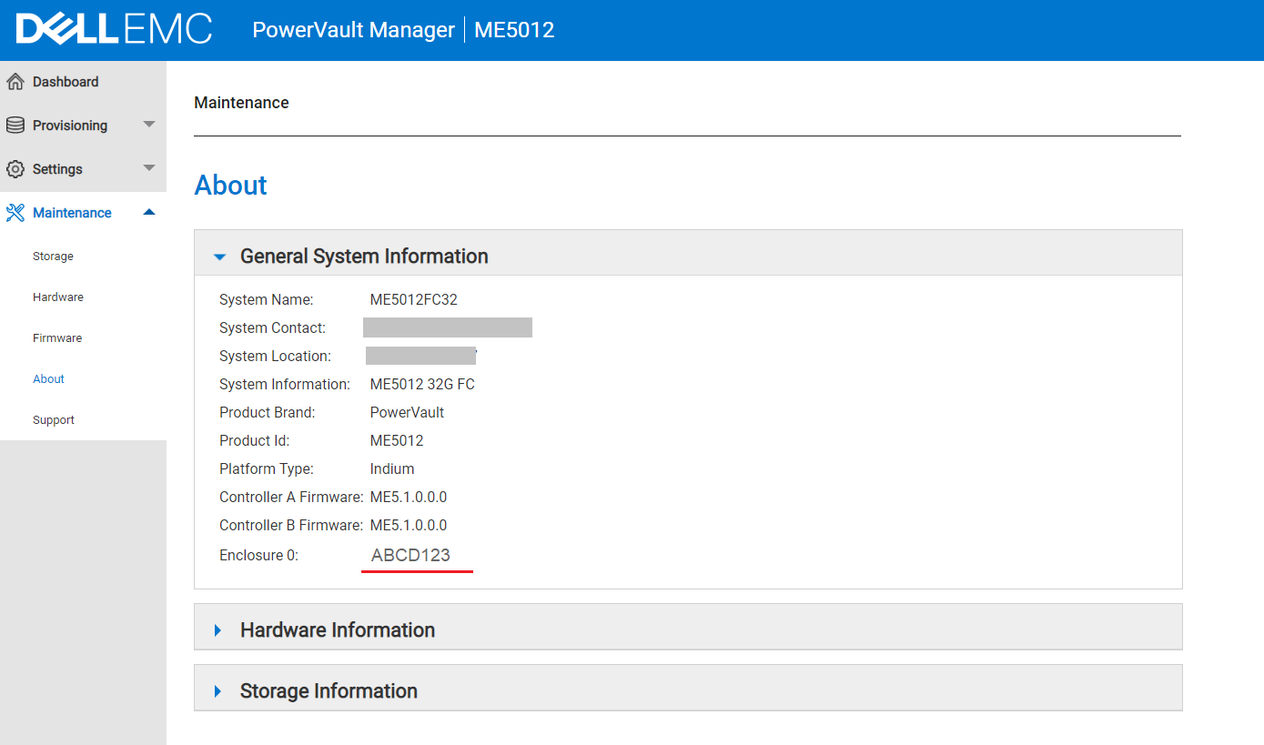 ME5: How to locate the PowerVault enclosure service tag | Dell US
