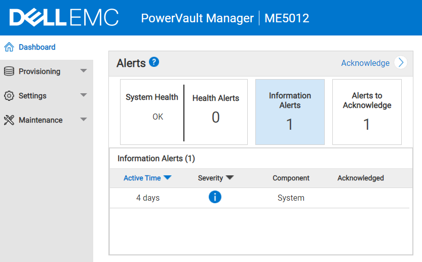 ME5: Information Alert - controller or disk updates are available ...