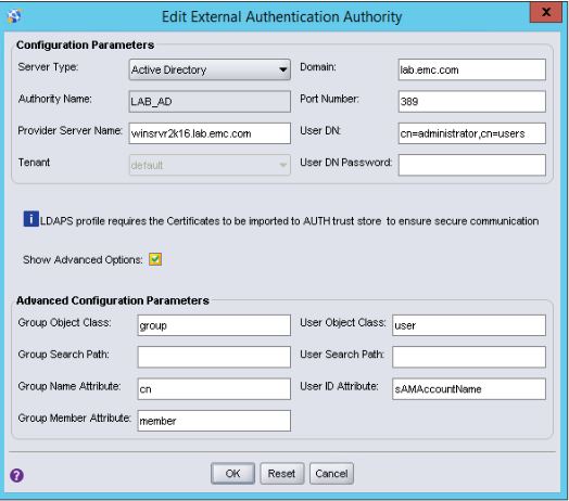 Networker How To Set Up Ad Ldap Authentication Dell St Vincent