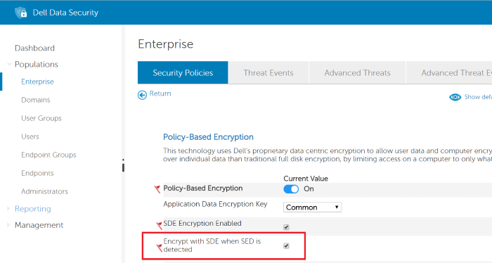 How to Enable SDE Encryption for Dell Encryption Enterprise or Dell ...