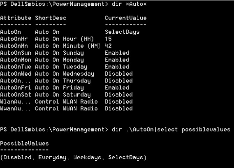 Dell Command | Powershell Provider Auto-On feature | Dell US