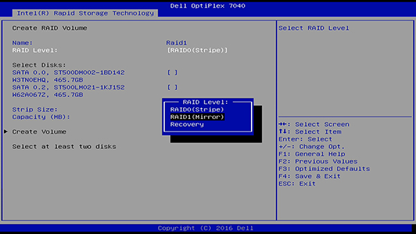 How to Configure Intel Based RAID on a Dell Personal Computer | Dell US