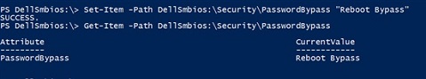 Dell Command | PowerShell Provider BIOS Passwords feature | Dell US