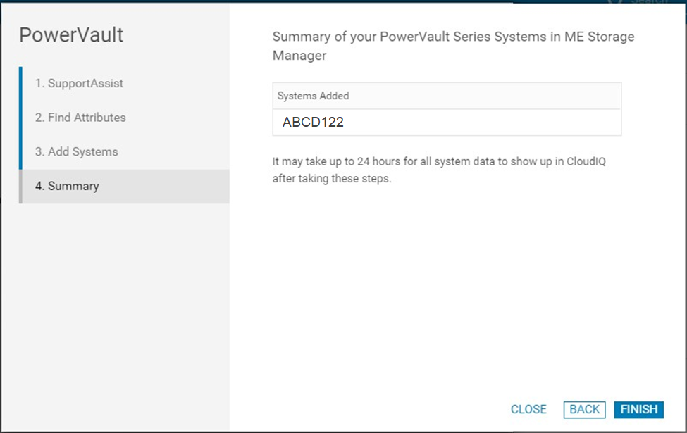 CloudIQ: General procedures to onboard PowerVault ME Series arrays to ...