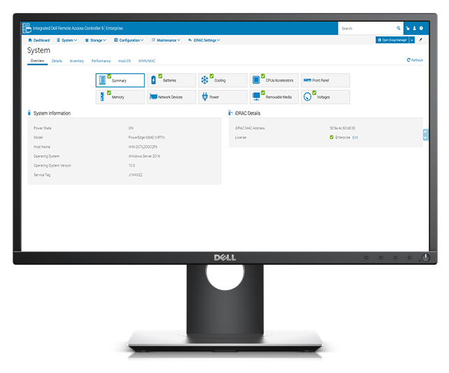Support for Integrated Dell Remote Access Controller 9 (iDRAC9) | Dell US