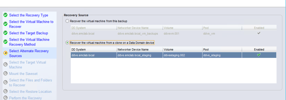 Nvp Vproxy How To Manually Clone A Vm Save Set From A Non Data Domain Device To A Data Domain