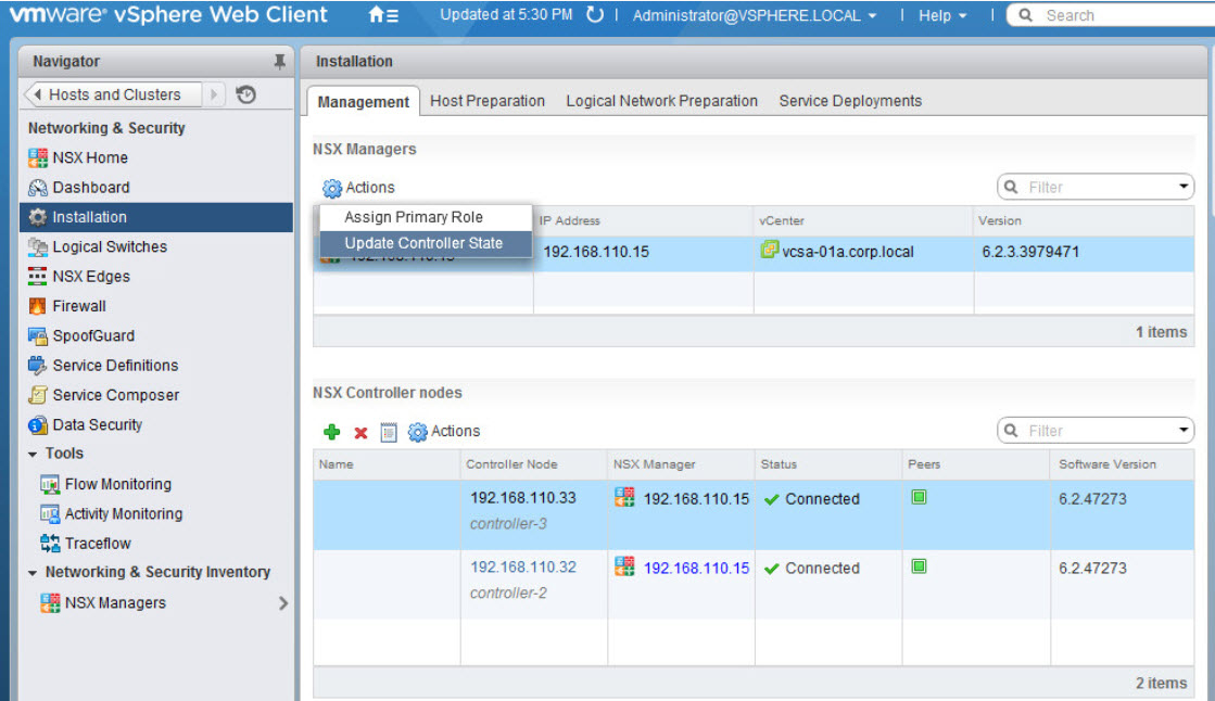 How to properly remove an NSX Controller from vCenter | Dell Canada