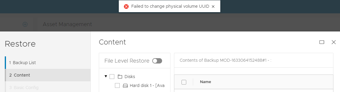 Avamar - Linux VM backups may have LVM metadata inconsistency if they are deployed from template ...