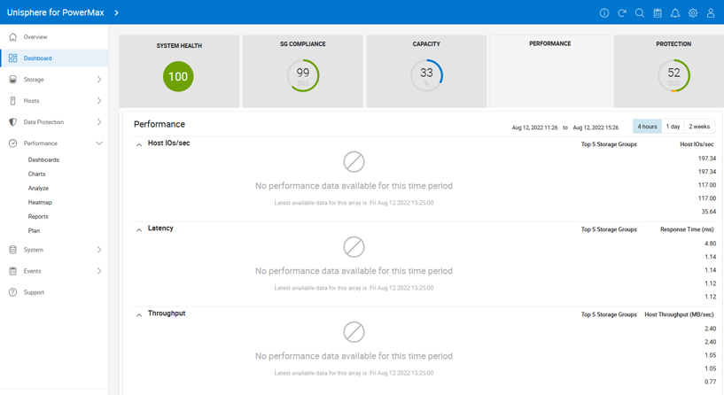 Unisphere for PowerMax 10.0.0.2: After new installation or upgrade to Unisphere for PowerMax 10 ...