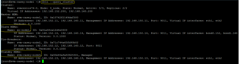 How to relocate MDM roles within a VxFlex OS cluster | Dell US