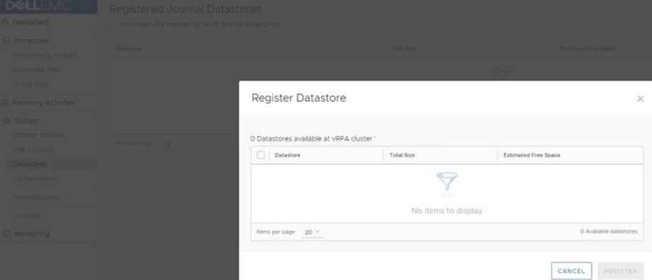 ‎Unable to register datastore | DELL Technologies