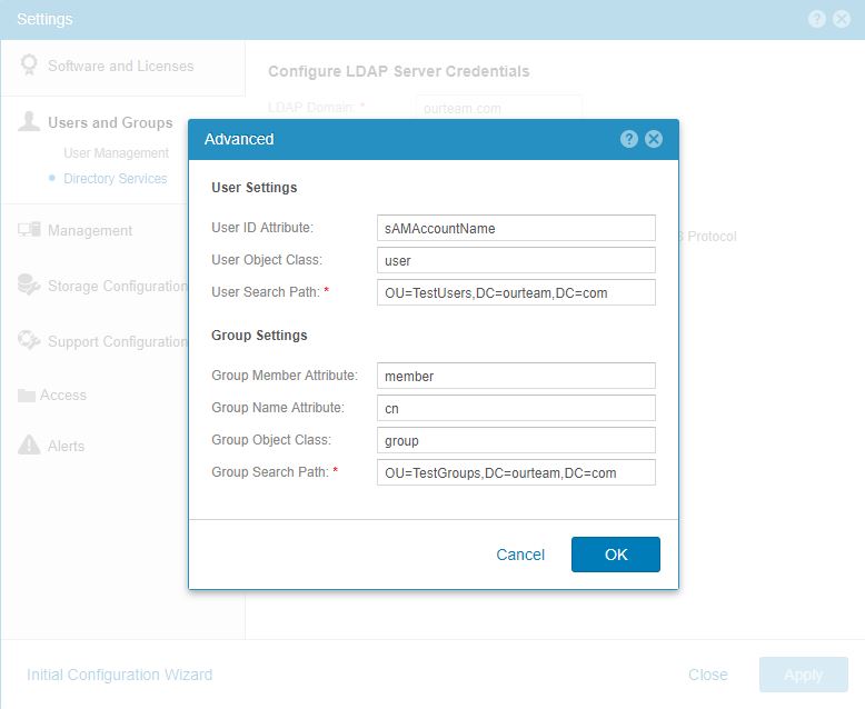 Dell Emc Unity Gui를 통해 Unity 인증을 위해 Ldap 사용자그룹을 추가하는 방법사용자 수정 가능 Dell 대한민국