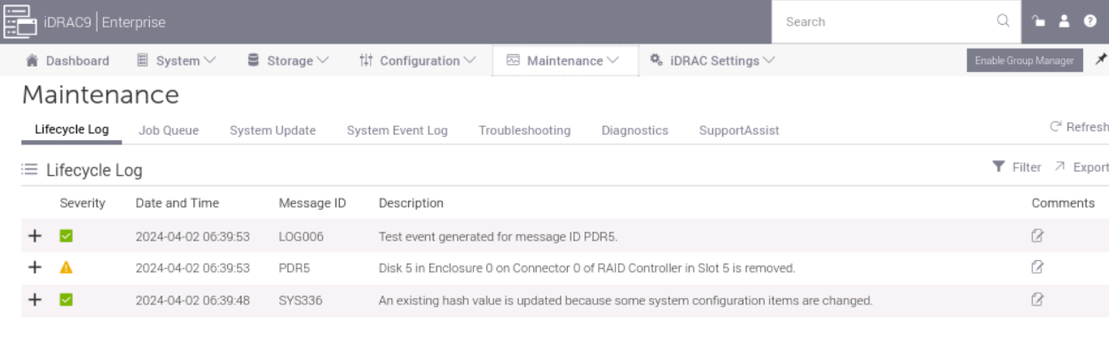 Dell APEX: How to Monitor iDRAC Events of Storage Nodes Over Secure ...