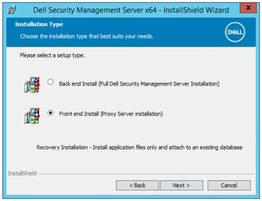 How To Install The Dell Data Security Server Dell Data Protection