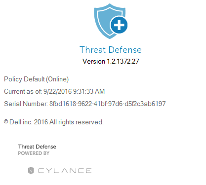 How to Identify the Dell Threat Defense Version | Dell Thailand