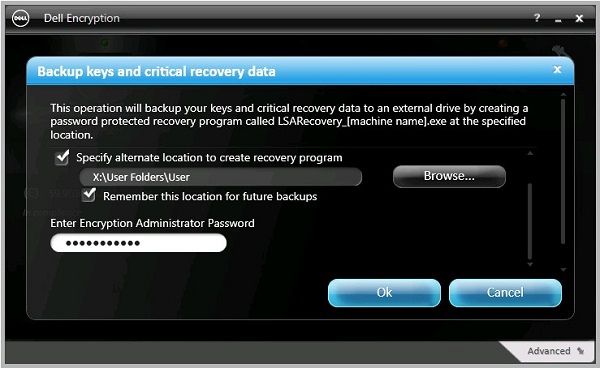 How to Manually Back Up Encryption Keys in Dell Encryption Personal ...