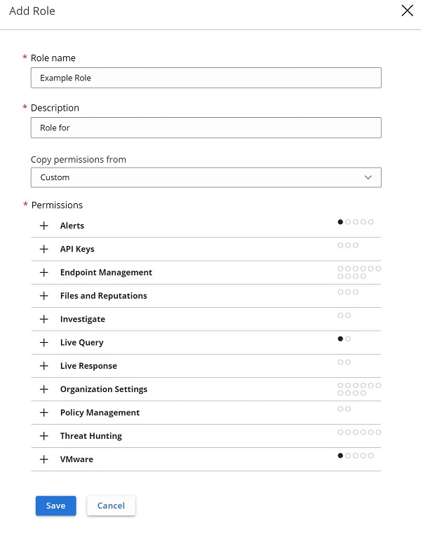 How to Create Custom VMware Carbon Black Cloud Roles | Dell US