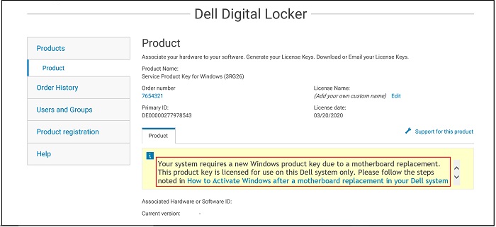 Activating Windows After the Motherboard Has Been Replaced | Dell US