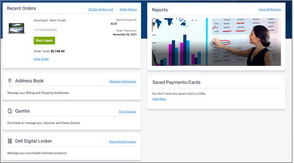 Welcome to the Premier Account experience | Dell US