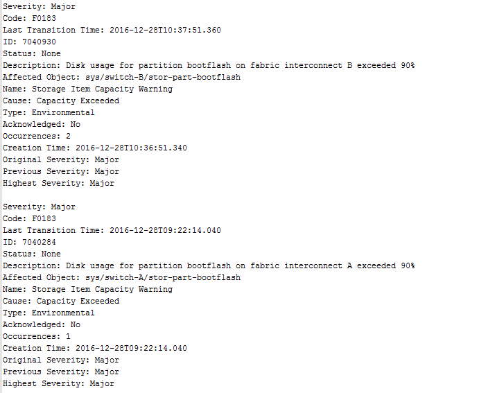 How to delete UCS Core Files | Dell Canada