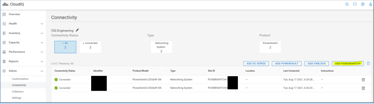 CloudIQ: General Procedures to Onboard PowerSwitch Systems to CloudIQ ...