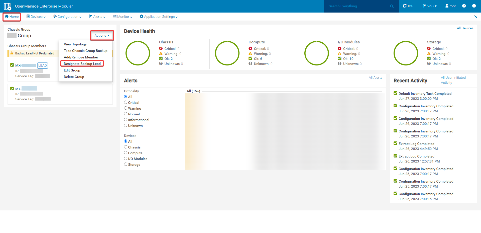 PowerEdge MX7000: How to Define a Backup Lead Chassis | Dell US
