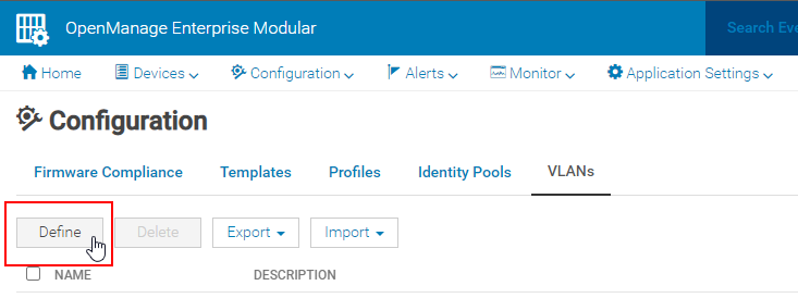 MX7000 - Defining VLANs using SmartFabric in OpenManage Enterprise ...