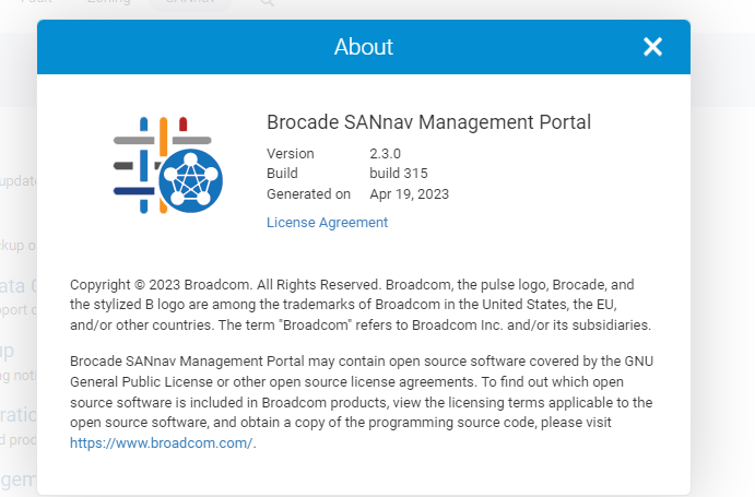 Connectrix B-Series, SANnav: How to Check SANnav Serial Number, Version ...