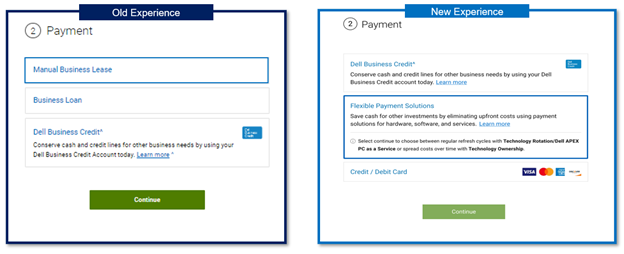 Enhanced Premier Dell Financial Services (DFS) Checkout Experience ...