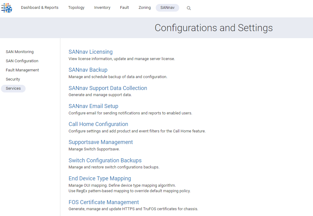 Connectrix B-Series, SANnav: How to Check SANnav Serial Number, Version ...