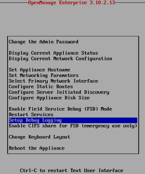 OpenManage Enterprise Troubleshoot Section | Dell US