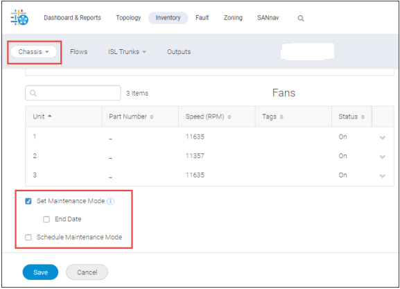 Connectrix Brocade SANnav: SANnav에서 스위치를 유지 보수 모드로 설정하는 방법 | Dell 대한민국