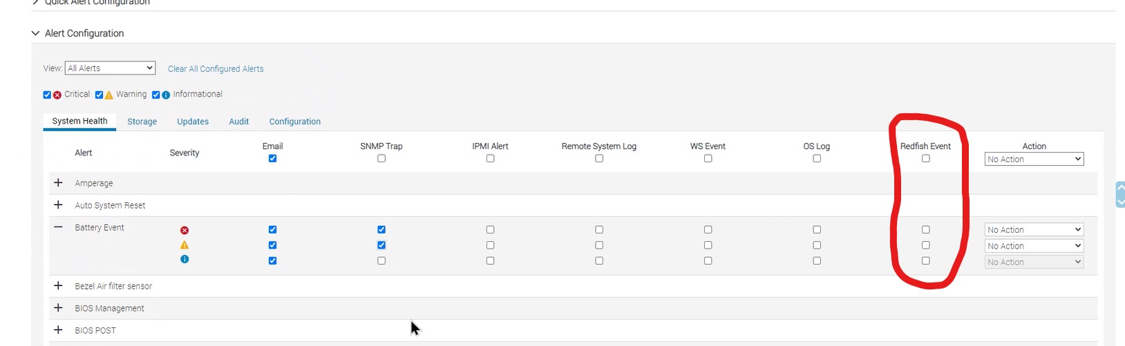 Secure Connect Gateway – Redfish Hændelseskonfiguration på iDRAC med ...