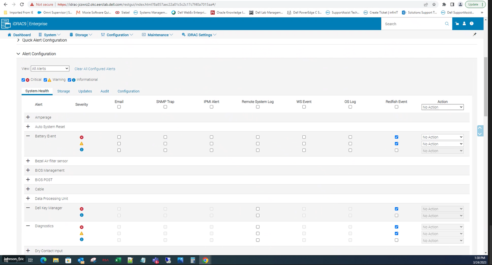 Secure Connect Gateway – Redfish Hændelseskonfiguration på iDRAC med ...