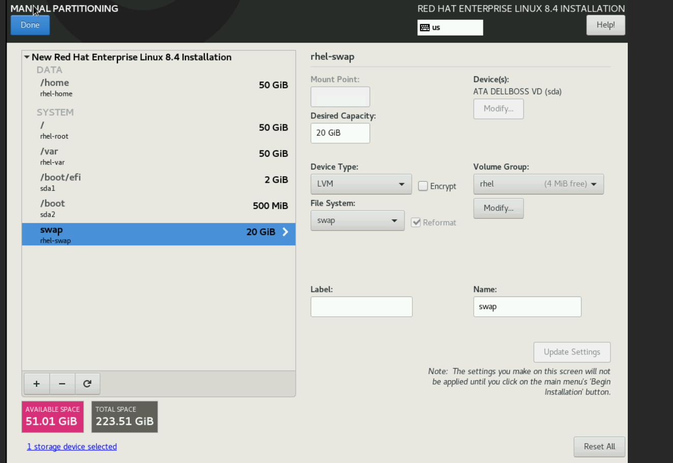 How to increase the swap volume on PowerEdge Server | Dell US