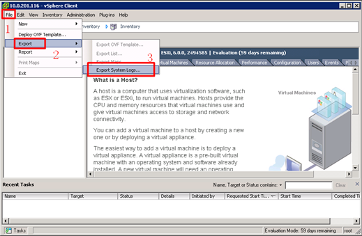 PowerEdge Server - Export system logs on VMware ESXi 5.x /6.0 via ...