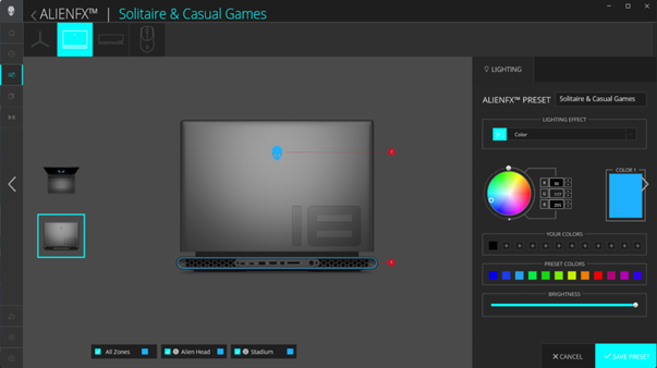 Description et schémas d’Alienware Command Center non synchronisés ...