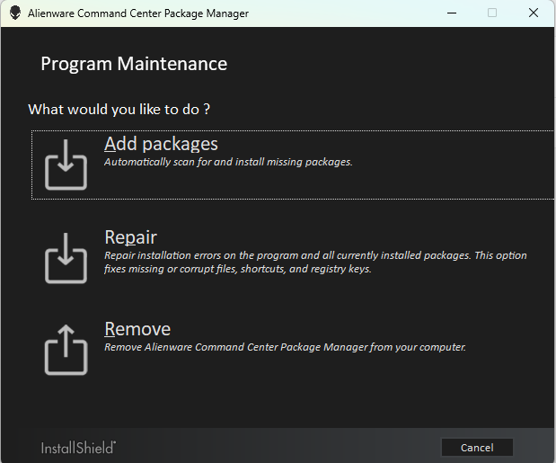 Alienware Command Center v6.3.7.0 不載入顯示器、鍵盤、滑鼠或耳機 | Dell 台灣